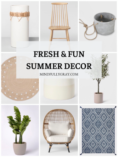Fresh & Fun Summer Decor! • Mindfully Gray